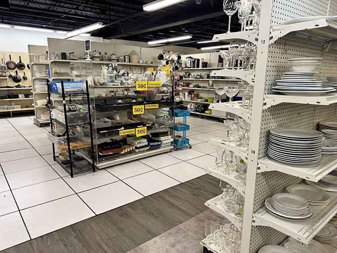 Housewares organized neatly mean you can actually find what you need instead of endless frustrating searches.