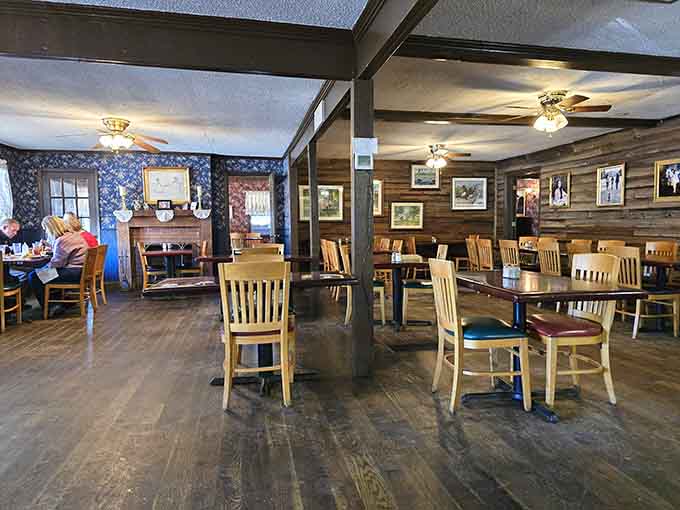 Multiple dining rooms mean you can always find a cozy corner, whether you're seeking solitude or good company over great food.