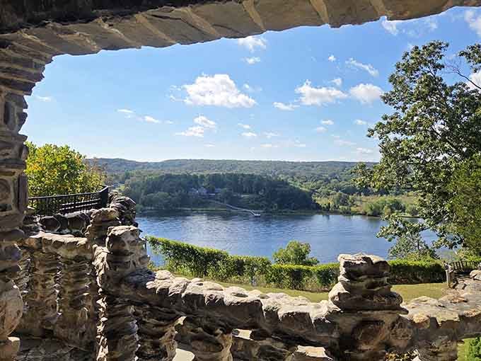 Framed by ancient stone, the river view becomes a living painting that changes with every season and hour.