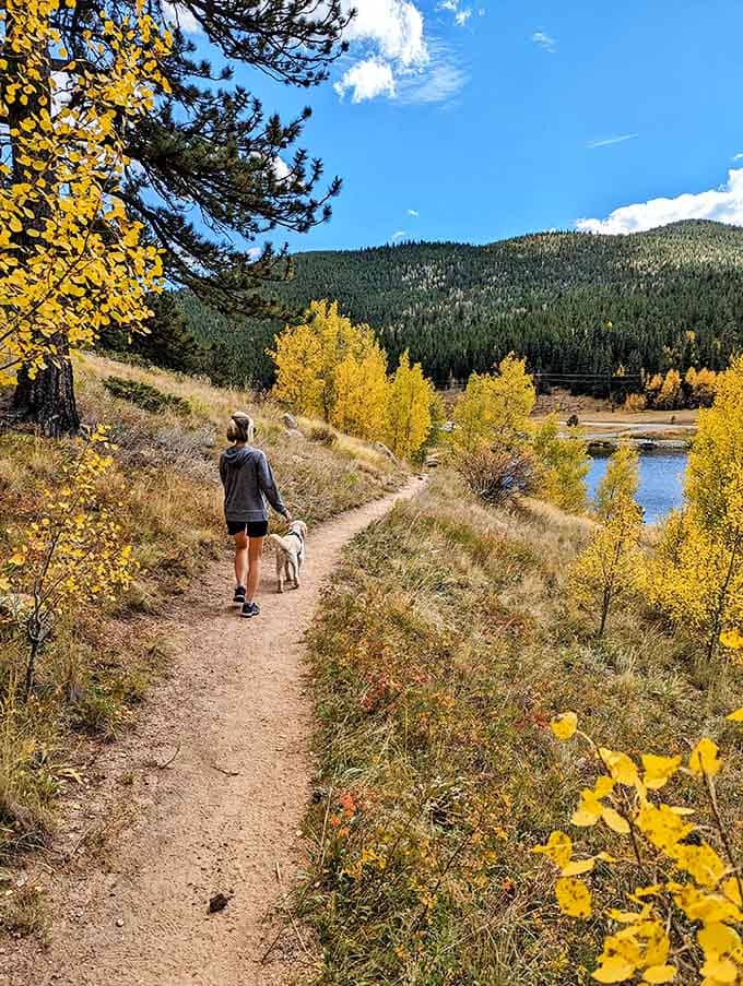 Trail walking with your best friend beside you&mdash;this is what those motivational posters were trying to tell us.