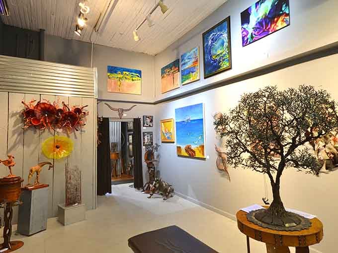Local art galleries showcase talent that proves creativity thrives outside major metropolitan areas just fine.