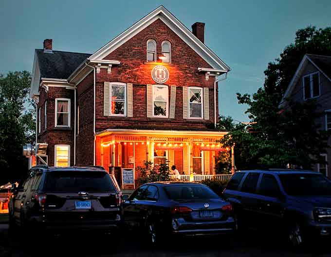 When the porch lights glow at dusk and cars line the street, you know the neighborhood's found its favorite gathering spot.