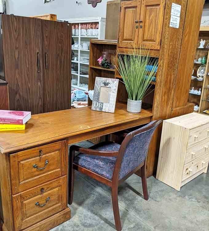 Solid wood furniture pieces that remind you when craftsmanship actually mattered and things were built to last.