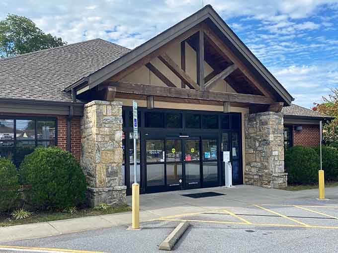 Even the post office looks charming here, because Highlands doesn't do ordinary architecture.
