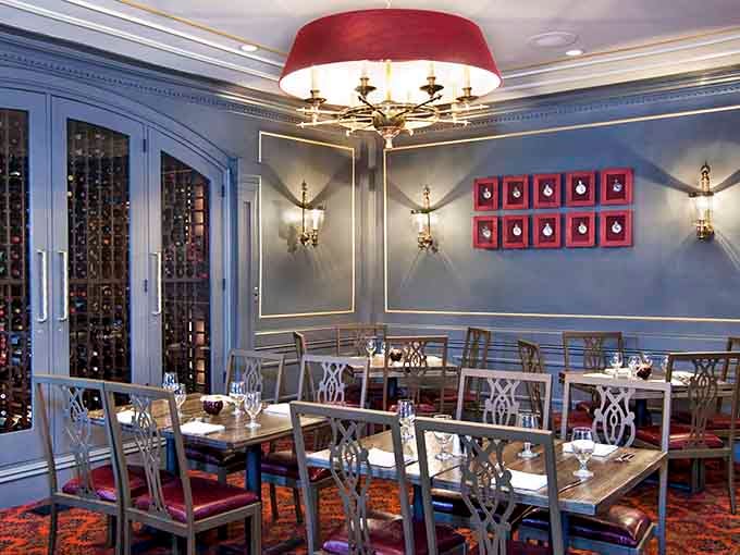 Multiple dining spaces offer intimate settings perfect for celebrations, dates, or just treating yourself well.