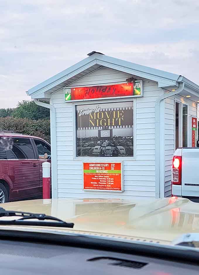 The charming ticket booth greets every carload with small-town hospitality and reasonable prices that'll shock you.