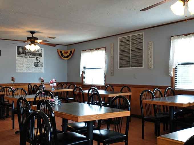 Window seats offer natural light and people-watching opportunities while you enjoy your homemade cooking experience here.