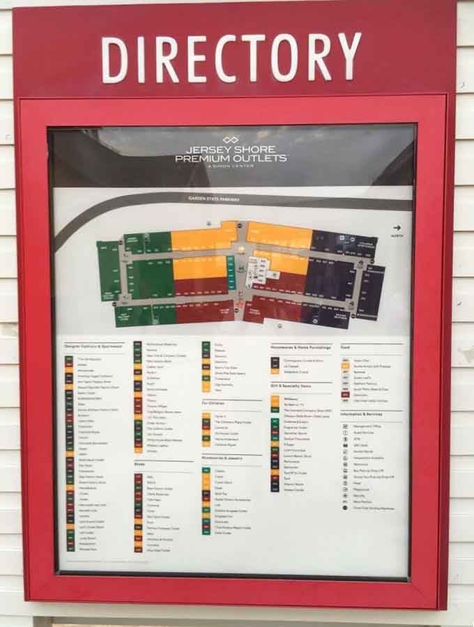 The directory maps your shopping strategy, though let's be honest, you'll still wander aimlessly and discover unexpected treasures anyway.