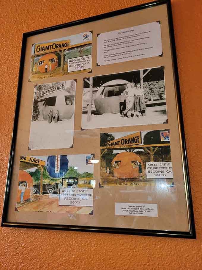 Historic photos on the wall tell the story of this beloved roadside landmark through the decades.