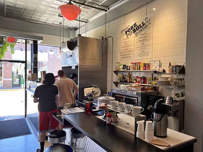 Watching your sandwich being made is like dinner theater, except better because you get to eat the finale.