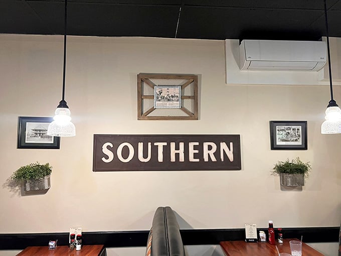 That "Southern" sign says it all, no explanation needed, just pure regional pride on display.