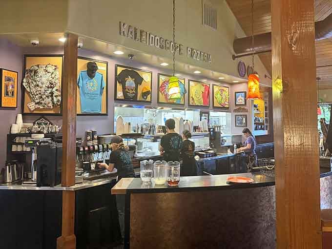 Behind every great pizza is a prep station that looks like organized chaos met its soulmate and settled down.