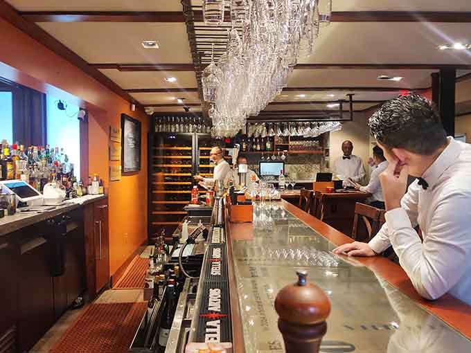 The bar where French wines wait patiently to make your evening significantly more sophisticated and enjoyable.