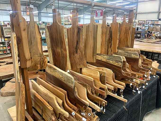 Cutting boards with enough character to make your kitchen look like it belongs in a design magazine.