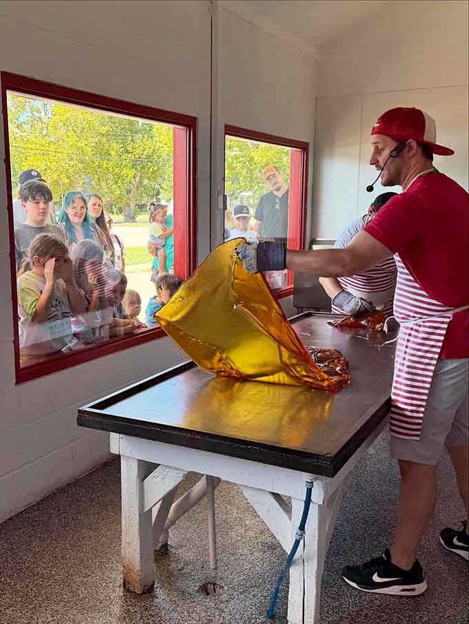 Live candy-making demonstrations turn sugar into theater, and suddenly you're watching culinary magic happen before eyes.