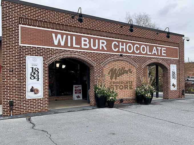 When a chocolate factory sits on Main Street, every walk downtown becomes a test of willpower and restraint.