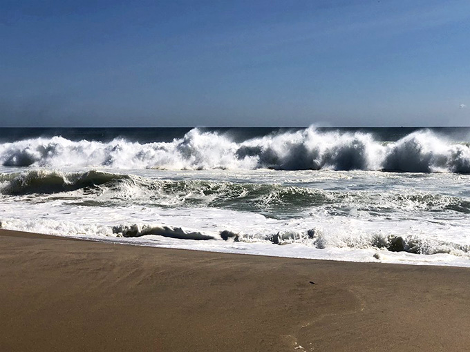 When the Atlantic flexes its muscles, those powerful rollers remind us why respecting the ocean never goes out of fashion.