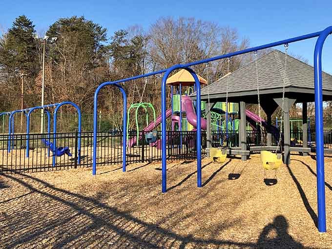 Even small towns need places for kids to play and families to gather on sunny afternoons.