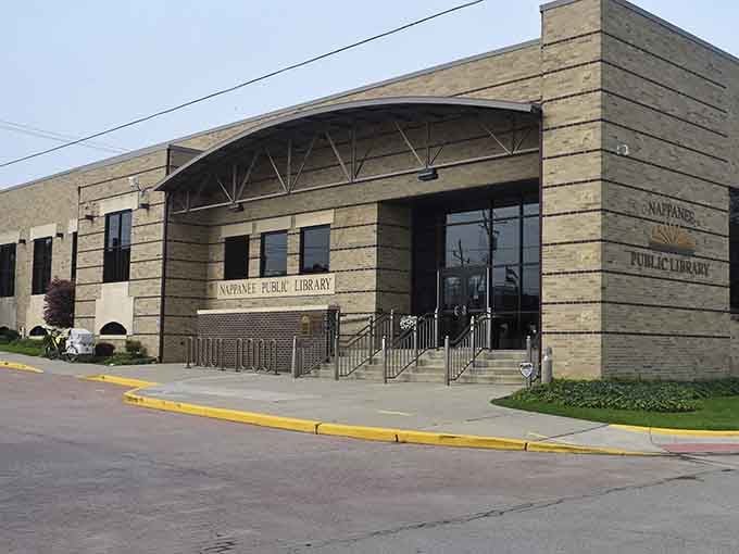 Nappanee Public Library's modern design proves small towns invest in their communities, creating spaces that serve generations of readers.