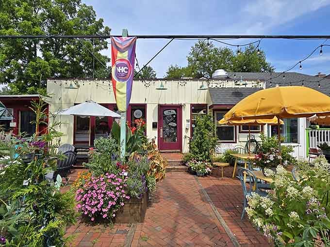 Nina's brings waffles and ice cream together in holy matrimony, because why choose between breakfast and dessert anyway.