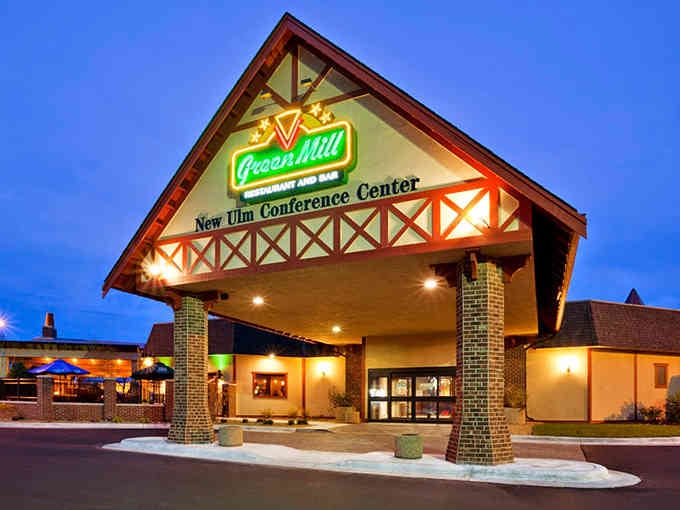 The warm glow of this Bavarian-style entrance promises good food and the kind of hospitality that feels like home.