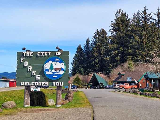 Forks welcomes visitors with hometown pride, whether you're here for vampires, forests, or just good coffee.