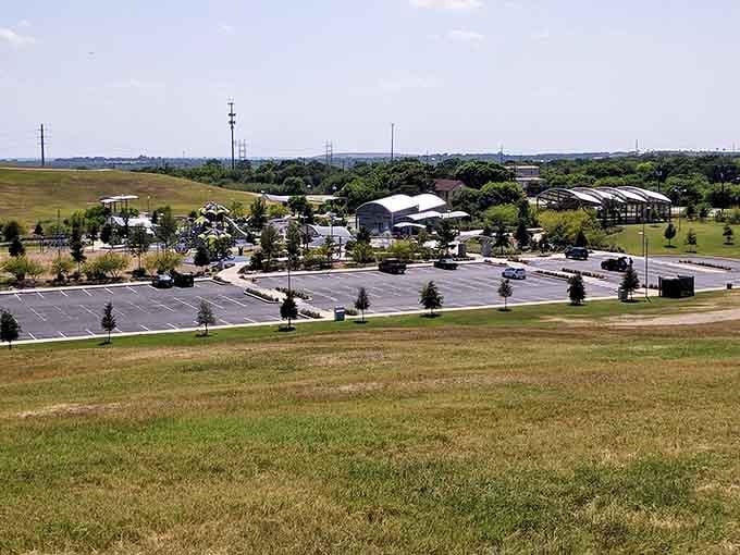 Ample parking means families can actually find spots without circling endlessly like frustrated vultures.