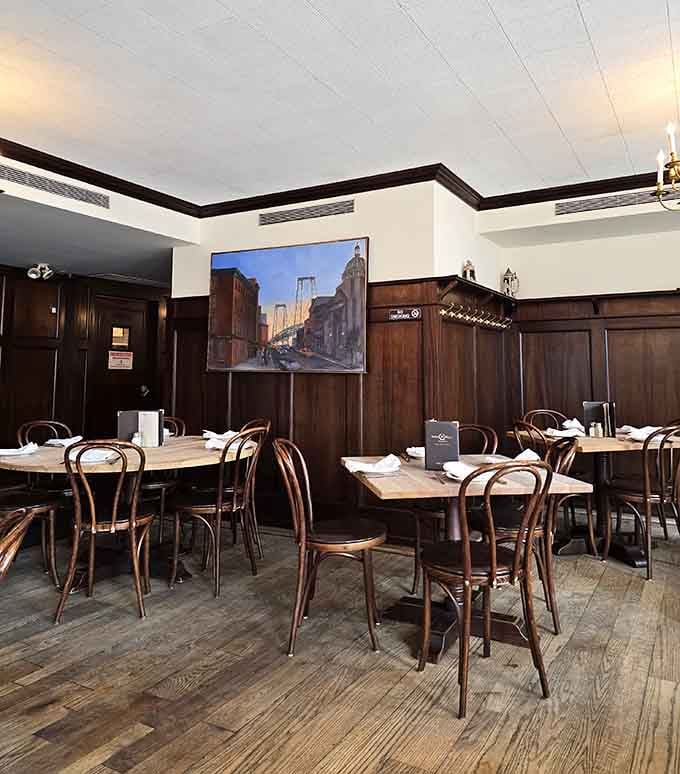 Another dining room angle showing the timeless decor that refuses to follow fleeting trends.