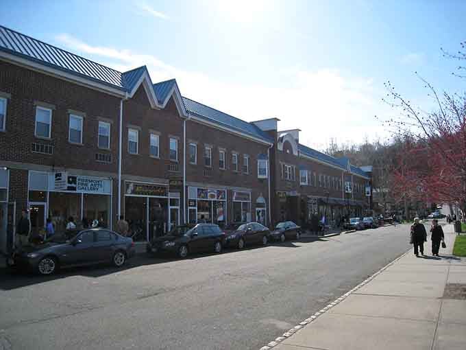 Local shops and brick facades line the walkable downtown, inviting you to slow down and actually enjoy the day.