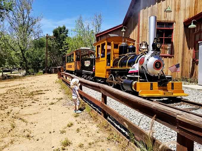 Young visitors can't resist getting up close to these magnificent machines&mdash;honestly, neither can most adults.
