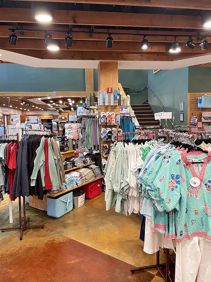 They've got clothing and merchandise for when you want to advertise your excellent taste in pecan establishments.