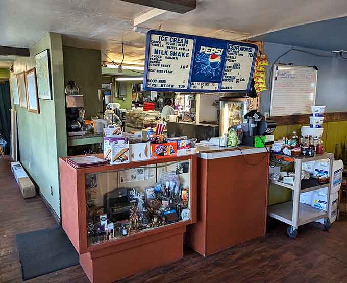 That vintage counter setup reminds you of simpler times when good food was all that mattered.