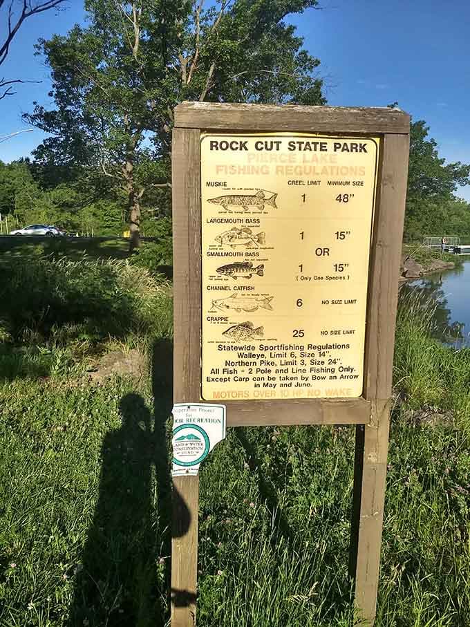 The rules are posted, the limits are clear, and somewhere out there a fish is reading this and getting nervous.