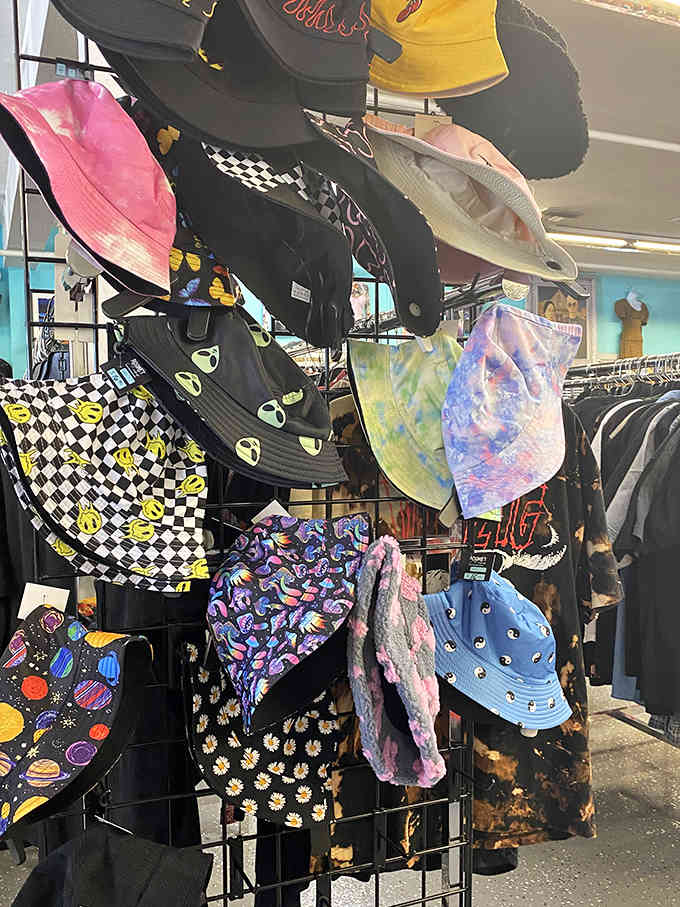Bucket hats and beyond, ready to protect your head while making questionable yet confident style statements.
