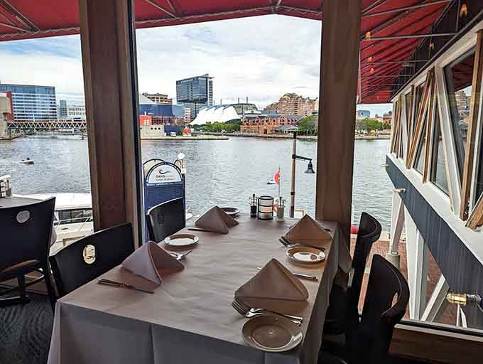 Window seats here are the hottest tickets in town, offering views that rival any Broadway show.