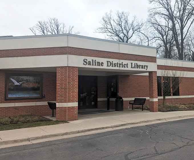 The Saline District Library proves that small towns take their community spaces seriously, and that's genuinely refreshing.