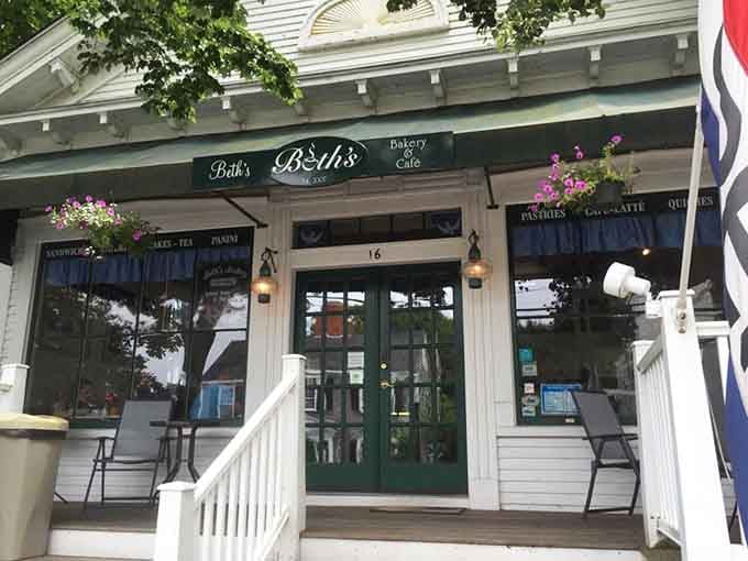 Beth's Bakery & Cafe sits ready to fuel your adventures with pastries and coffee that justify getting up early on vacation.