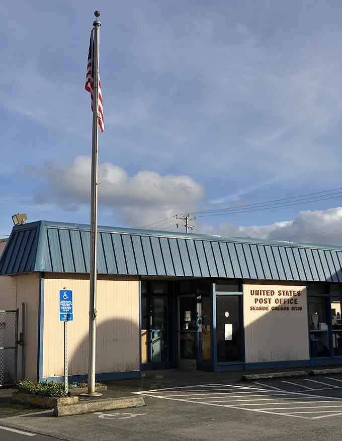 Even the post office plays its part, ready to ship your newfound treasures home when your car simply can't hold another piece.