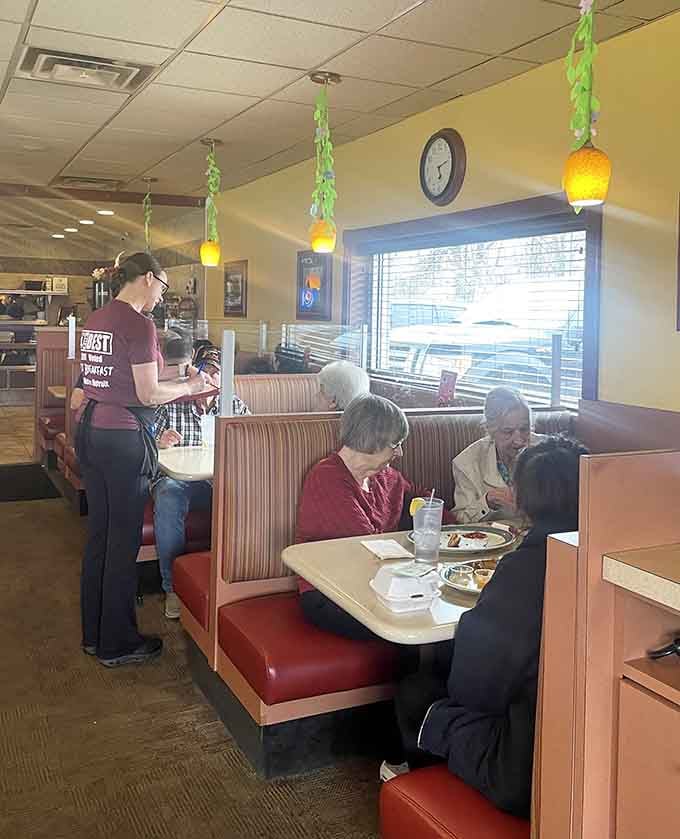 Friendly servers who actually seem happy to be there, making your breakfast experience even better than expected.