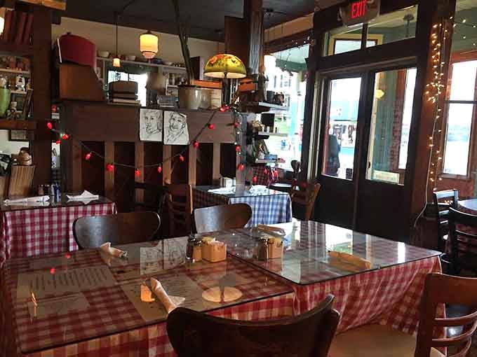 Checkered tablecloths, mismatched chairs, and treasures everywhere&mdash;this cozy space has more personality than most people you know.