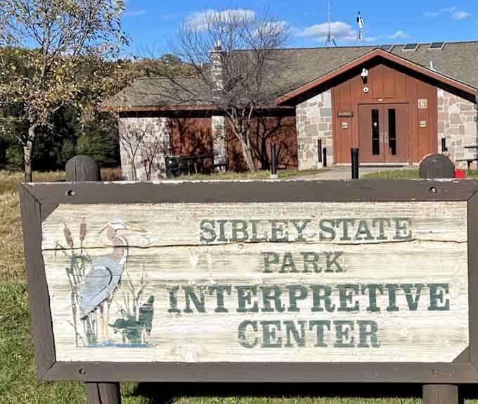 The Interpretive Center is where you learn why that bird sounds angry and what that plant is definitely not poison ivy.
