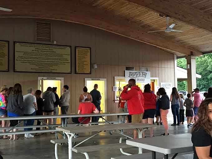 The concession stand serves up classic movie snacks with the kind of efficiency that comes from decades of practice.