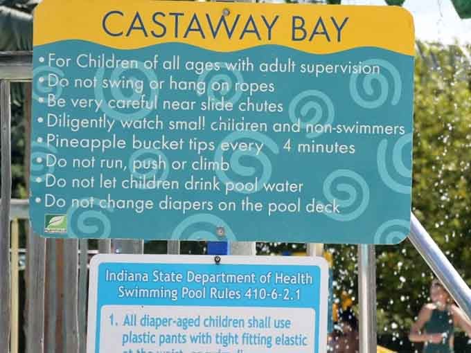 Castaway Bay's rules keep everyone safe so parents can actually relax instead of being on constant high alert.