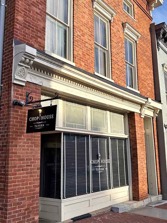 Chop House Tavern sits ready in its historic building to serve you a meal worth writing home about tonight.
