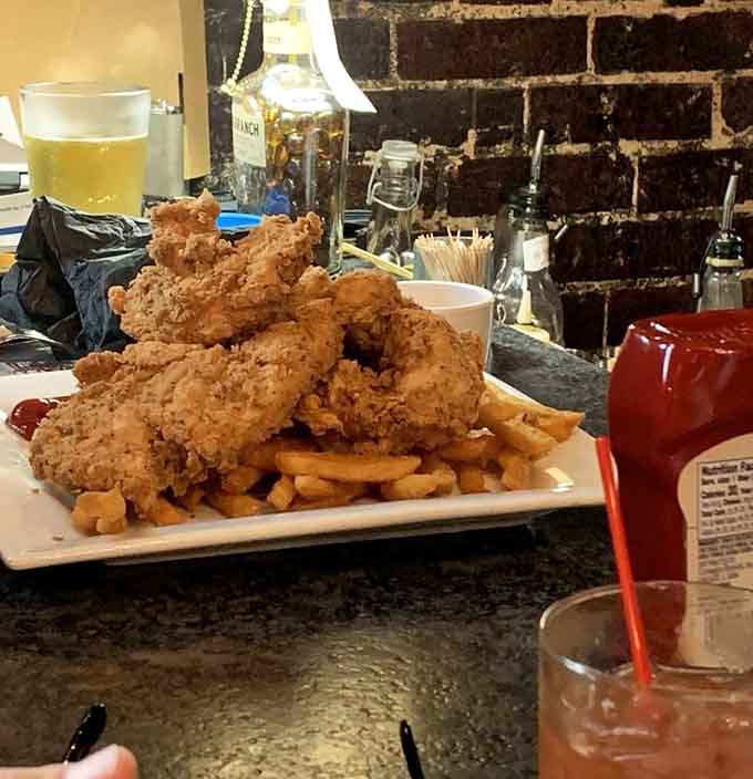 Golden, crispy chicken tenders that prove sometimes the classics don't need improvement, just proper execution and love.