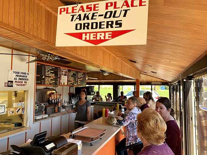 When the line's this long, you know you've found something special that can't be replicated anywhere.