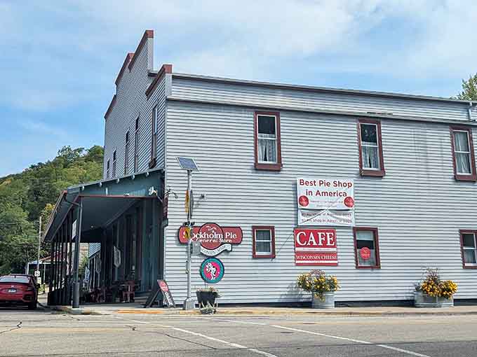 Stockholm Pie Company's unassuming storefront hides legendary baked goods that draw pilgrims from states away for flaky crust perfection.