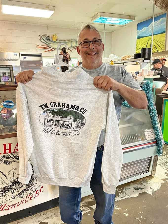 When the locals are proud enough to wear the merch, you know you've found the real deal.