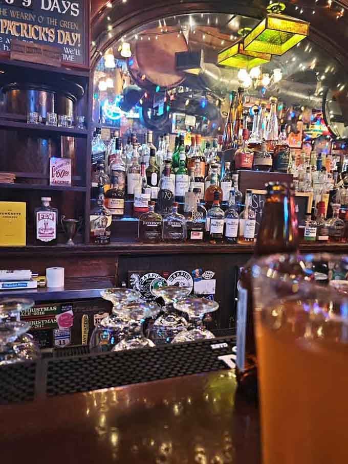 The bar gleams with promise and possibility, stocked with enough spirits to satisfy everyone from beer purists to cocktail connoisseurs.