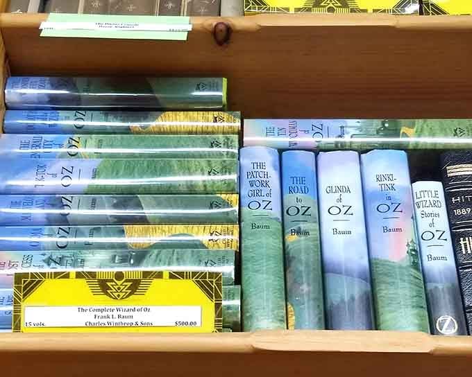 Complete Oz collections waiting to transport readers back to childhood wonder and yellow brick roads.